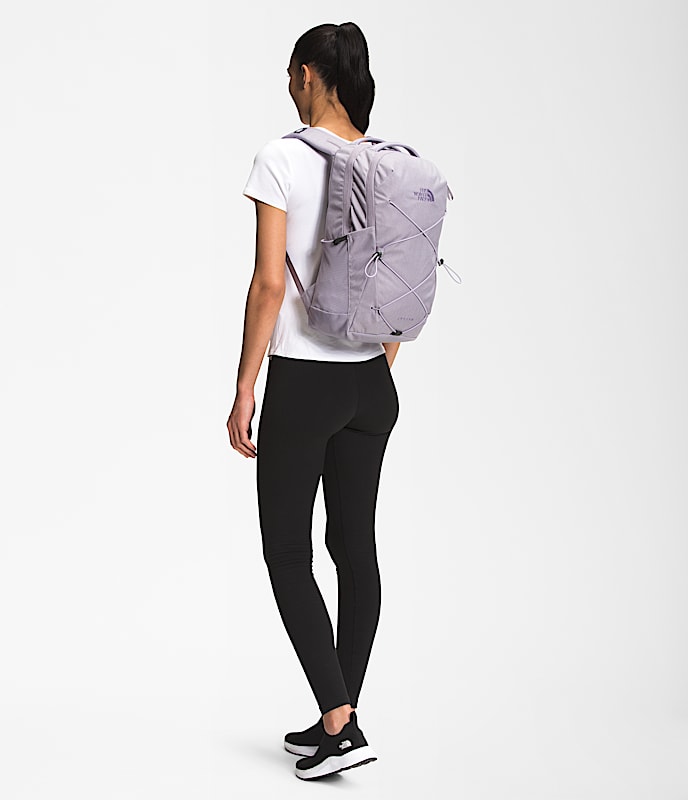 north face backpack jester size